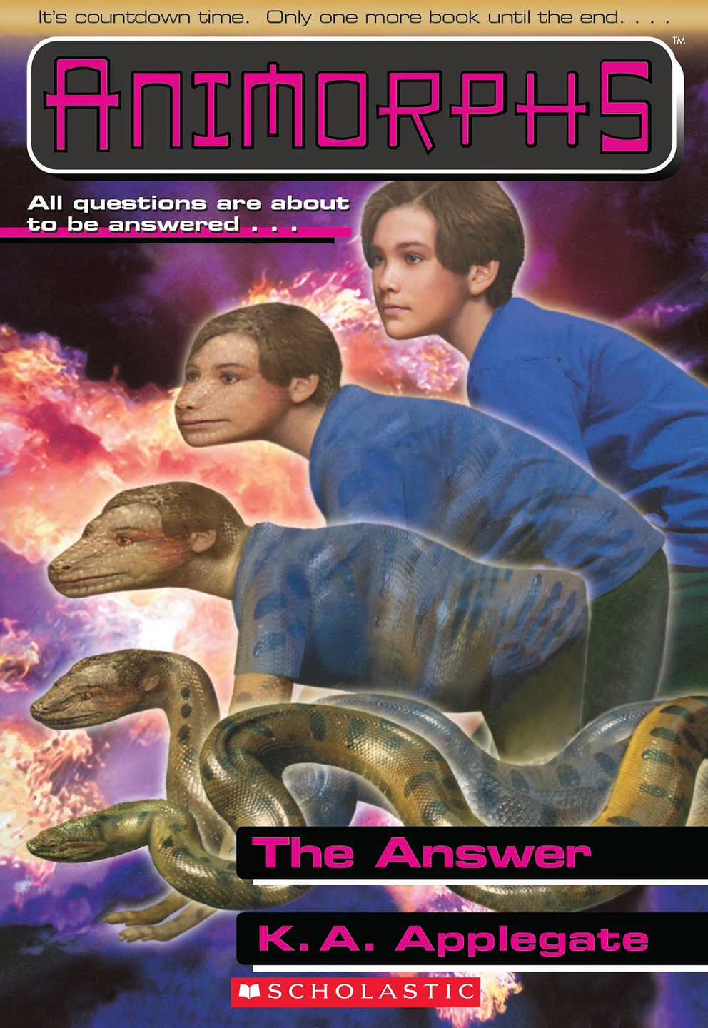Book Review: The Answer by K. A. Applegate – The Lesser Joke: book ...